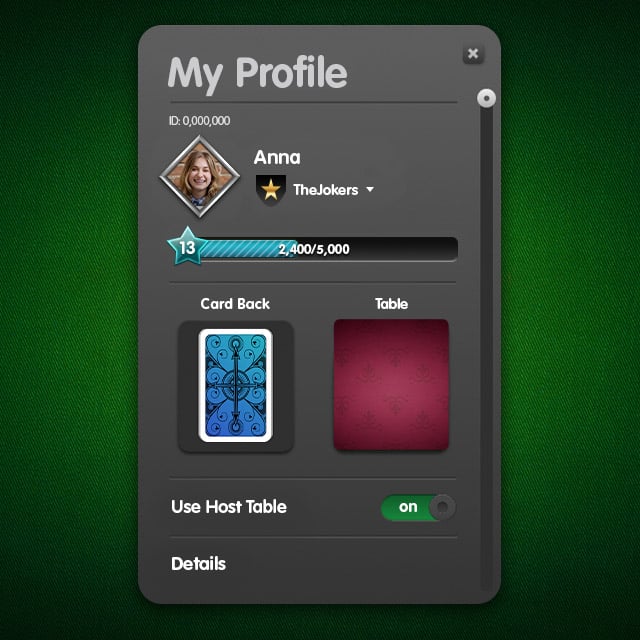 Info Page: Leveling System - Palace Of Cards