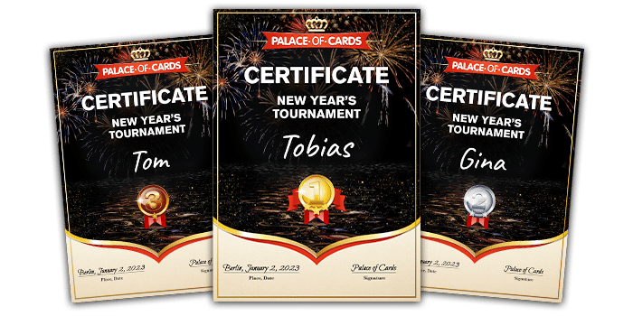 New Year’s Tournament 2023 at the Palace - Palace Of Cards