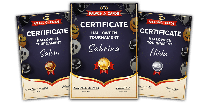 Halloween Tournament 2023 at the Palace - Palace Of Cards
