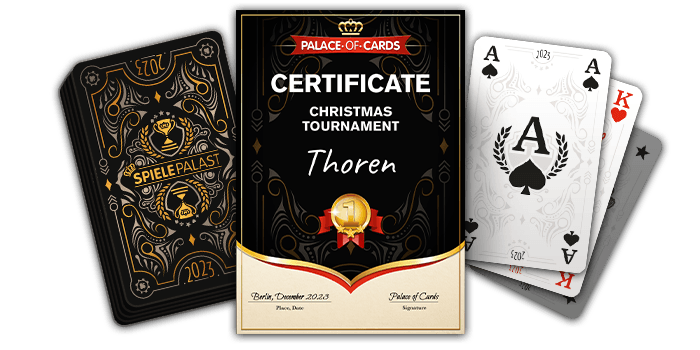 Christmas Tournaments 2023 at the Palace of Cards