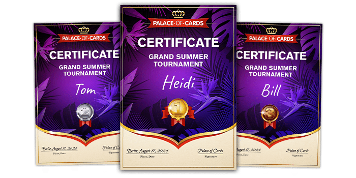 Grand Summer Tournament 2024 at the Palace - Palace Of Cards